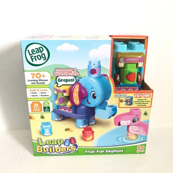 Leapfrog | Toys | Leap Frog Leap Builders Fruit Fun Elephant | Poshmark